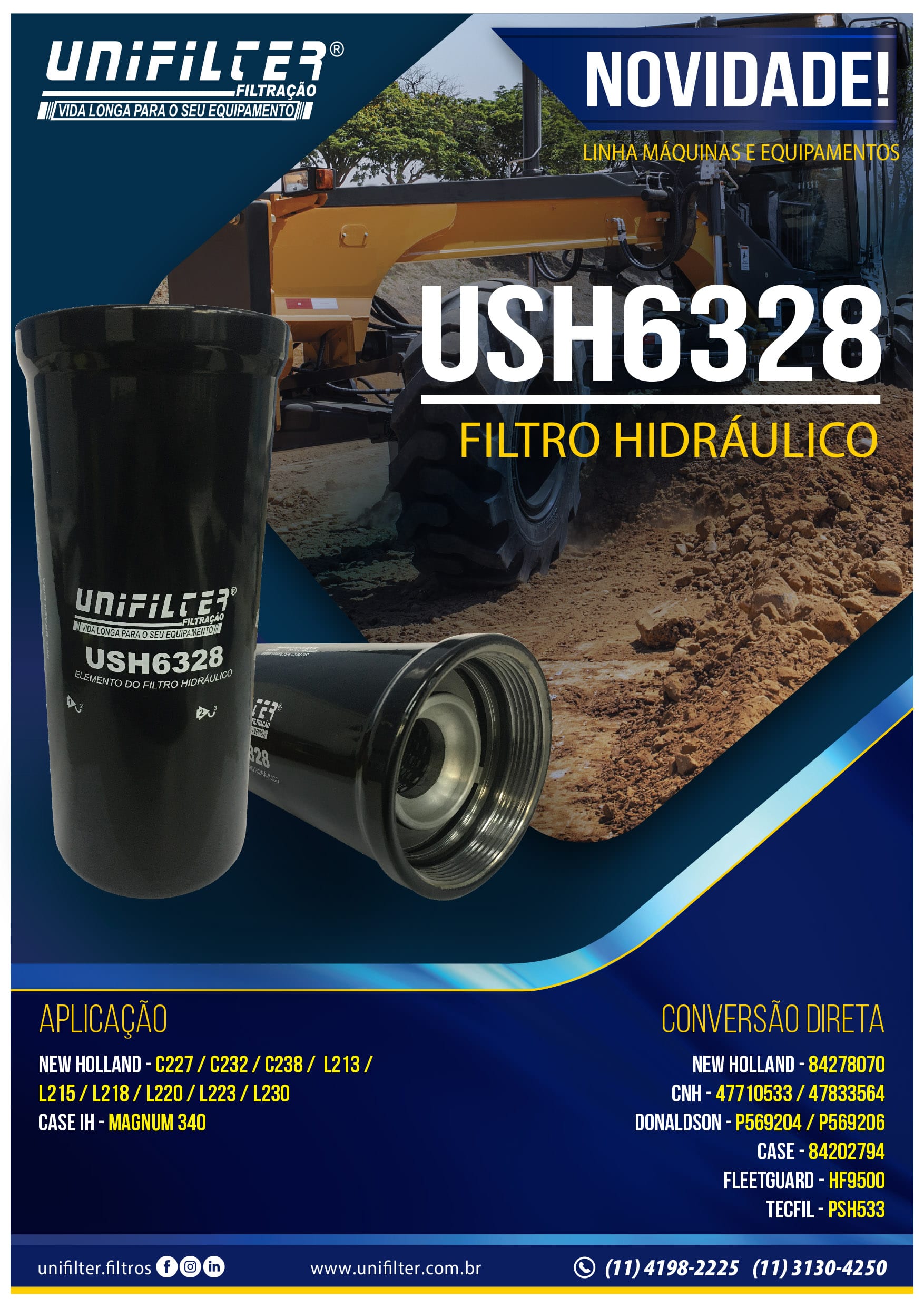 USH6328 - Filtro Hidráulico - Unifilter