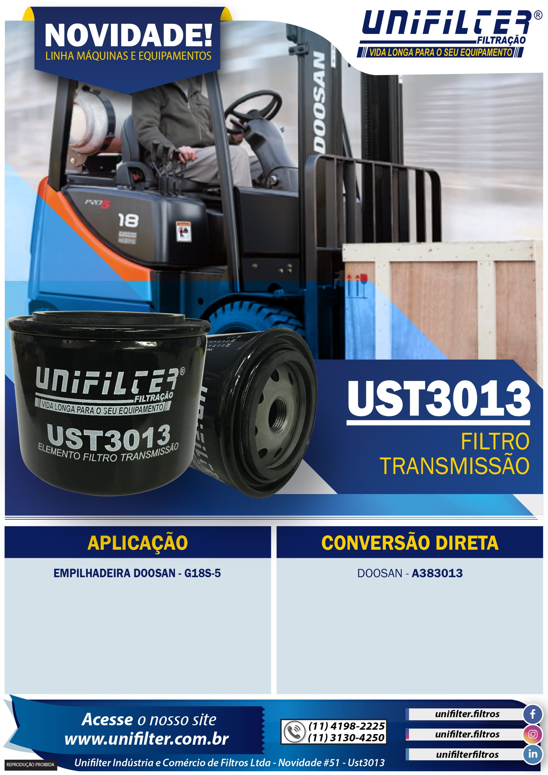 UST3013 - Filtro Transmissão - Unifilter